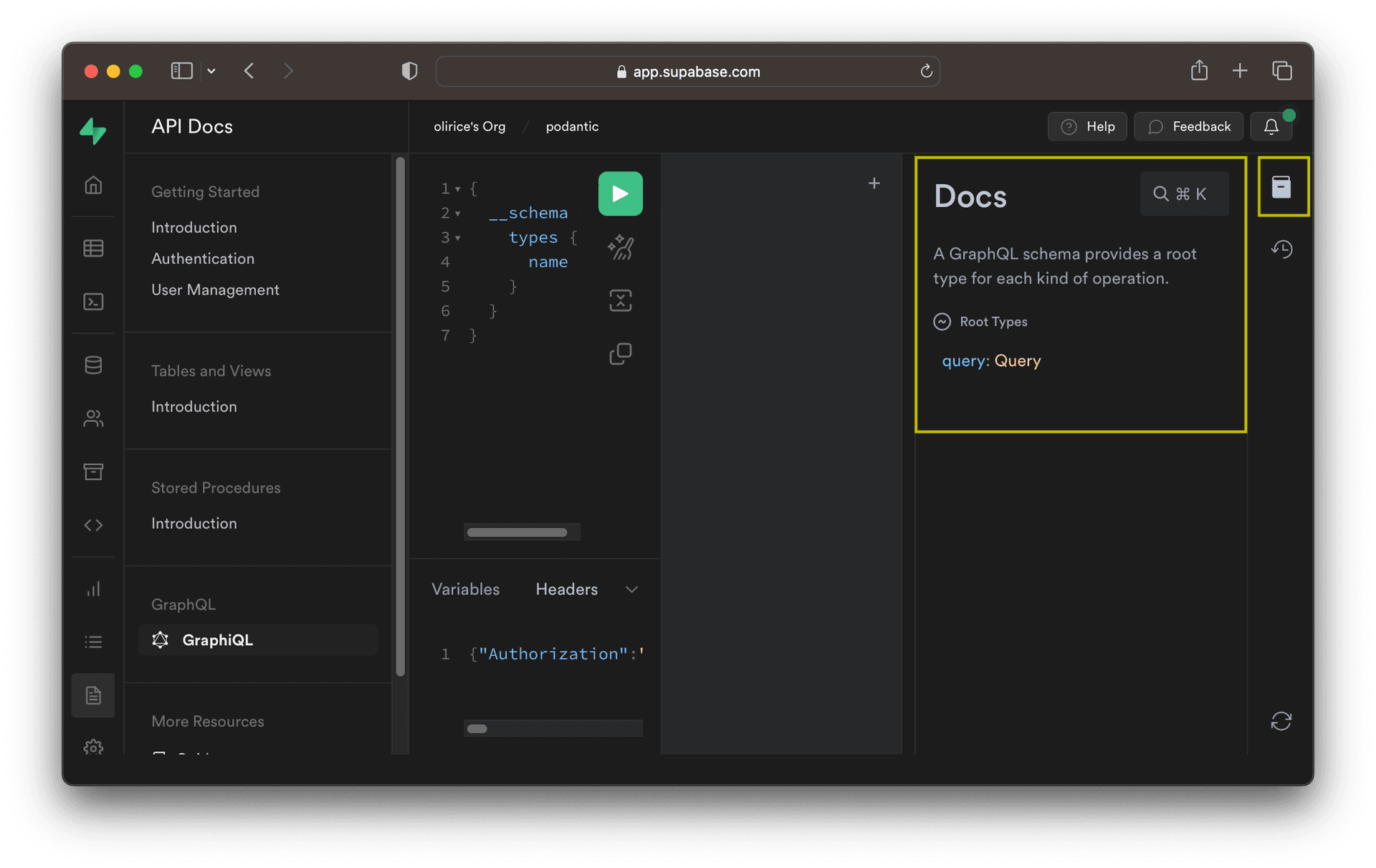 GraphQL | Supabase Docs