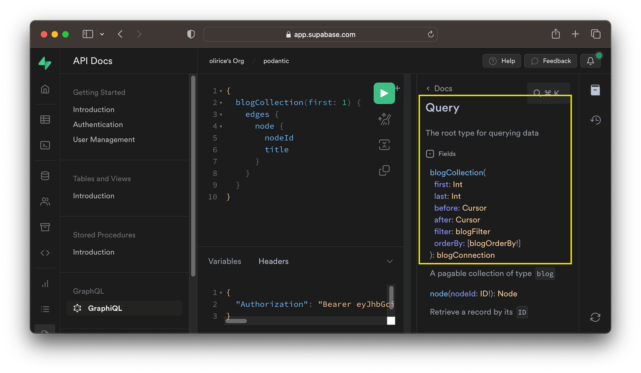 GraphQL | Supabase Docs