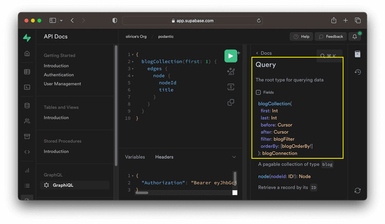 GraphQL | Supabase Docs