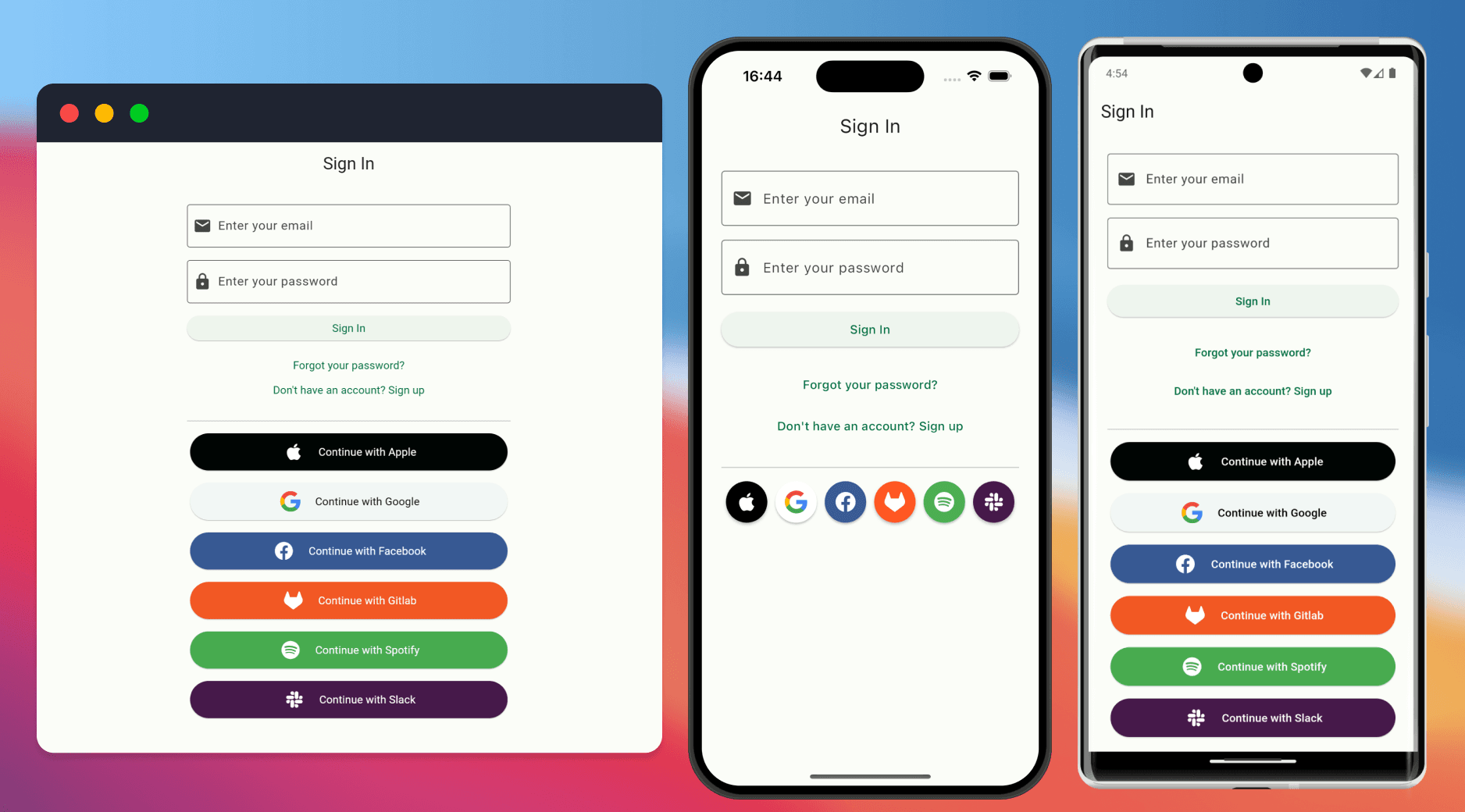 Flutter Auth UI | Supabase Docs Flutter Auth UI | Supabase Docs