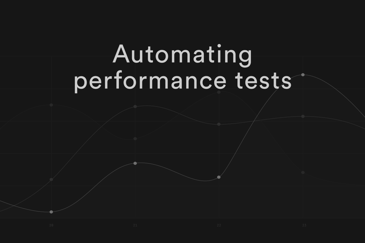 Automating Performance Tests 2560