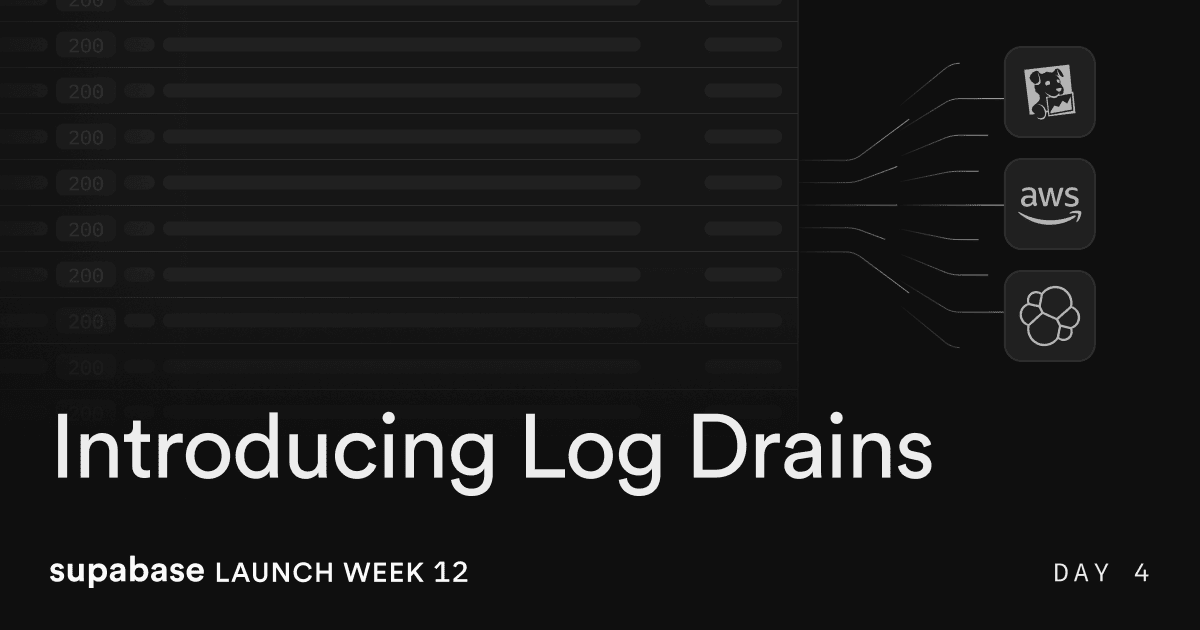 Introducing Log Drains