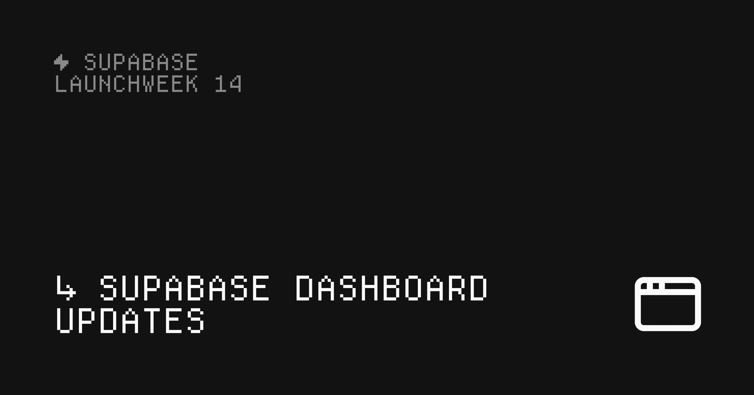 Keeping Tabs on What's New in Supabase Studio