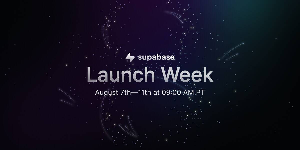 Supabase Launch Week 8